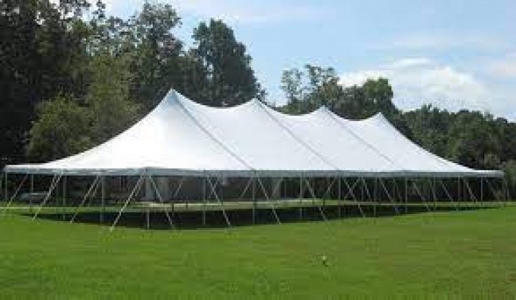 40X100 A Grade High Peak Pole Tent - Central Illinois Tent Shelbyville IL